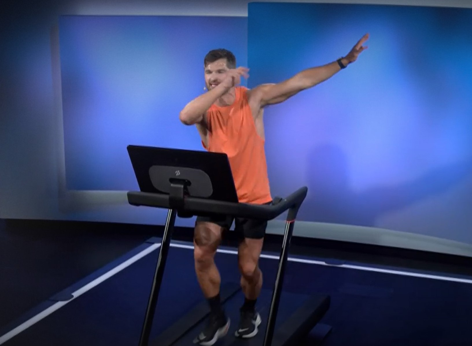 Jon Hosking struts his stuff in Peloton’s new signature series