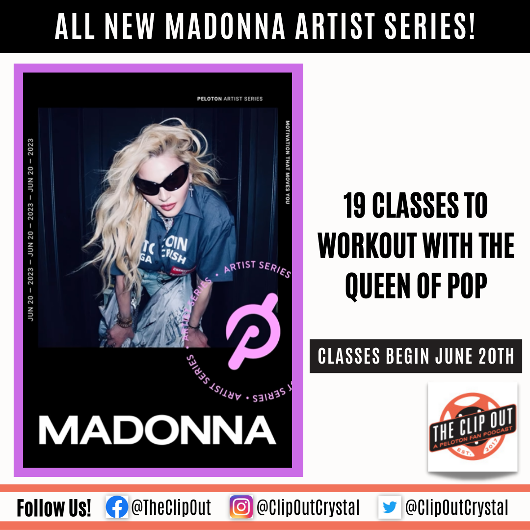 All New Madonna Peloton Artist Series! - The Clip Out
