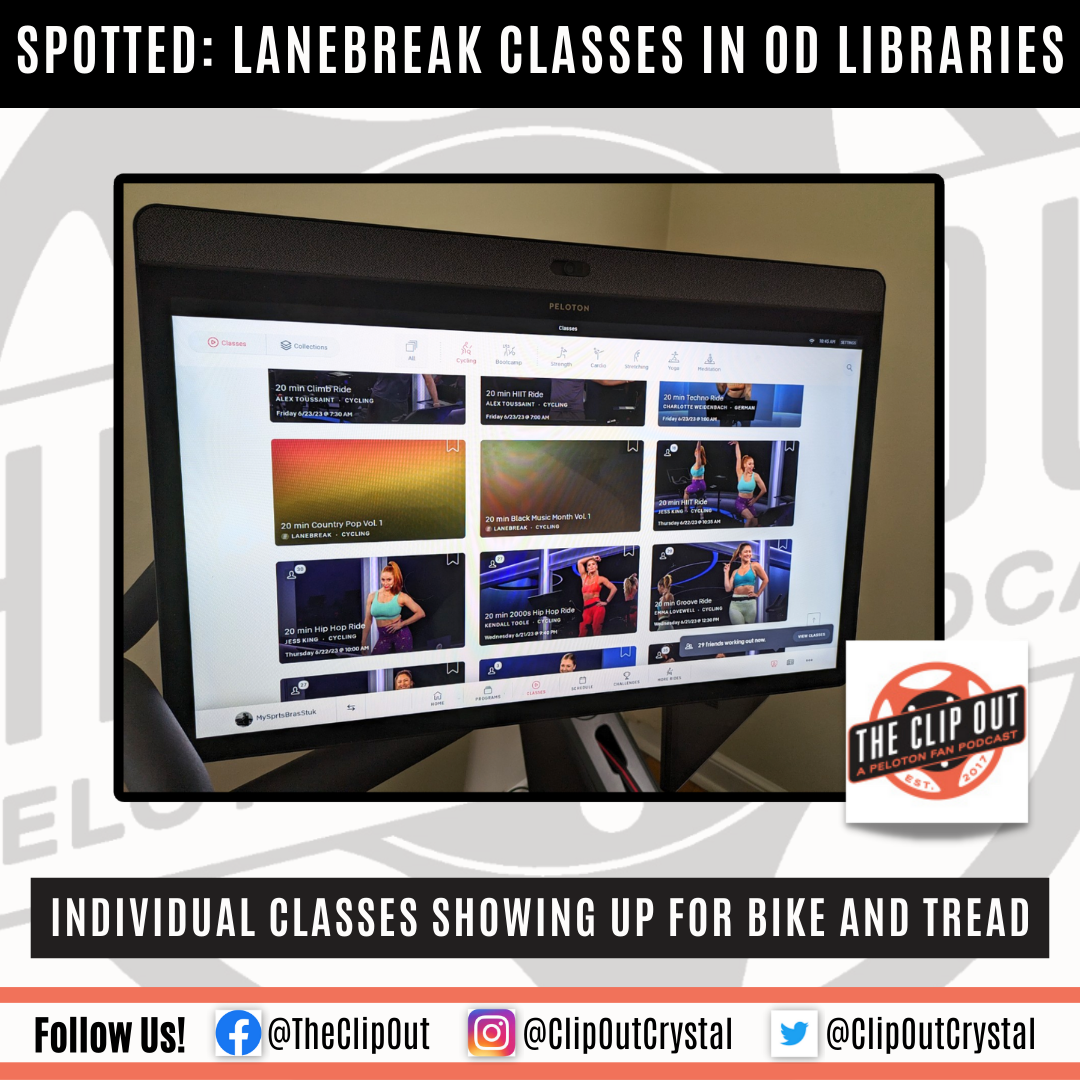 Spotted: Lanebreak Classes Appearing in On Demand Libraries - The Clip Out